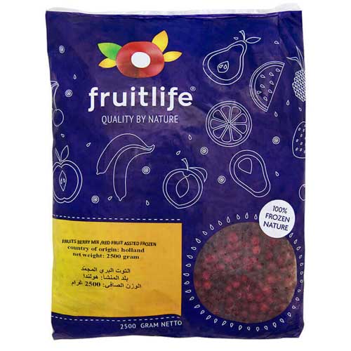 FRUITS BERRY MIX /RED FRUIT ASSTED FROZEN FRUIT LIFE ( 2.5 kg )